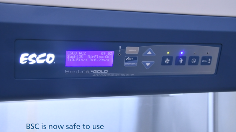 [동영상] 생물안전작업대(BSC) 쉬운 사용법 - Esco Quickstart Mode : 네이버 블로그