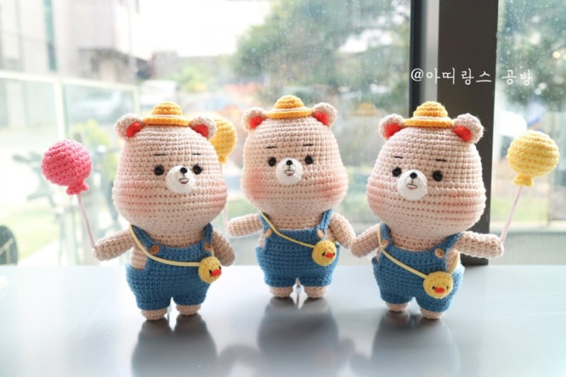 ♡빼꼼이♡ 손뜨개인형 손뜨개곰 코바늘곰 코바늘인형 손뜨개diy 코바늘diy 네이버 블로그