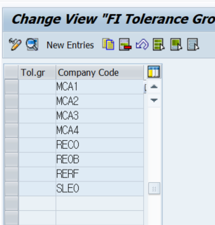 허용한도 그룹 설정(Define Tolerance Groups for Employees) : 네이버 블로그