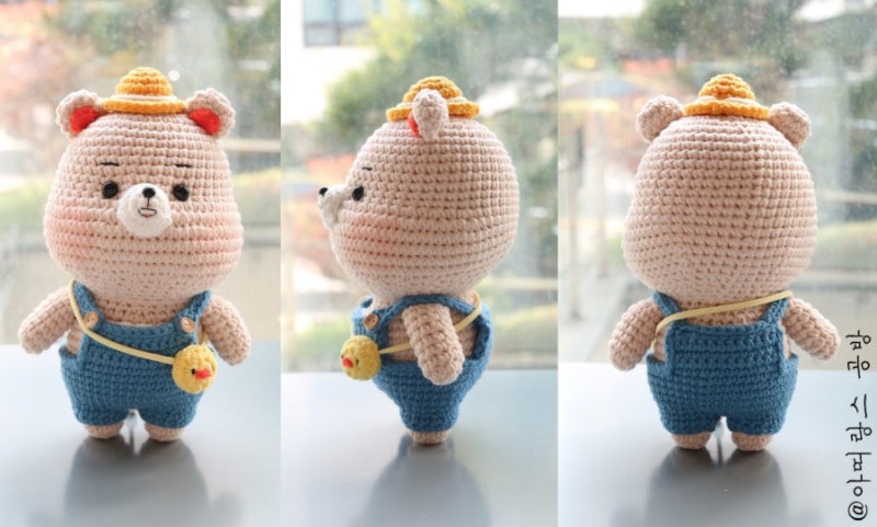 ♡빼꼼이♡ 손뜨개인형 손뜨개곰 코바늘곰 코바늘인형 손뜨개diy 코바늘diy 네이버 블로그