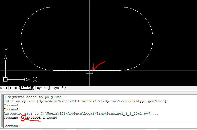Autocad14 polyline polyedit Rectang Explode polygon Spline Xline Donut ...