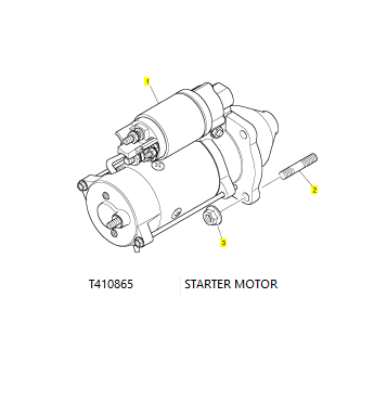 스타터모터(세루모타)-T410865 [대동트랙터] 퍼킨스 1104엔진 [퍼킨스대리점] : 네이버 블로그