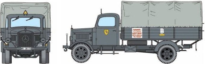 제2차 세계대전 군용 트럭(Truck) 스토리: No.7 벤츠(Benz) L3000 : 네이버 블로그