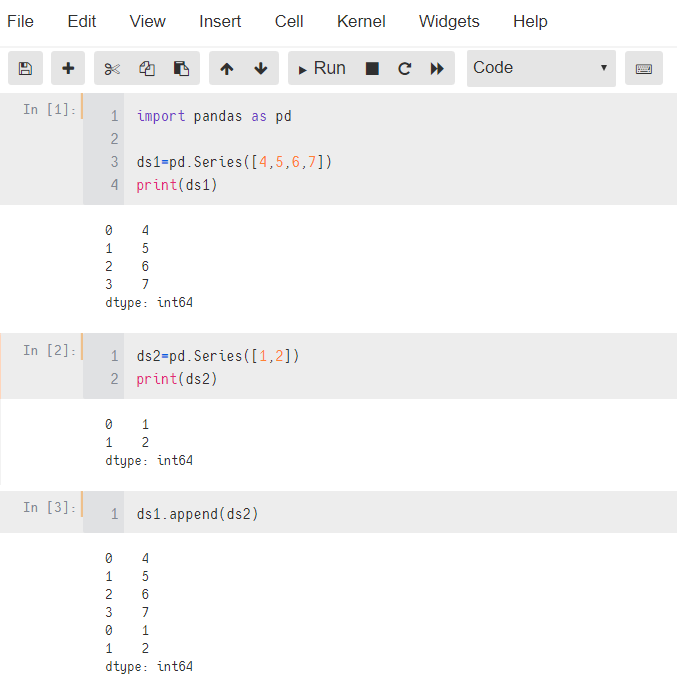 pandas Series 끼리 합치기는 append 명령어를 사용하자 : 네이버 블로그