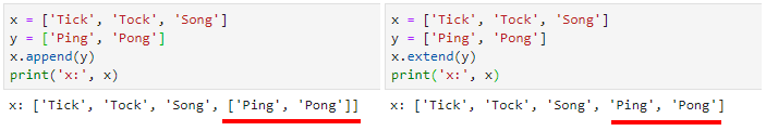[Python] list append()와 extend() 차이점 : 네이버 블로그