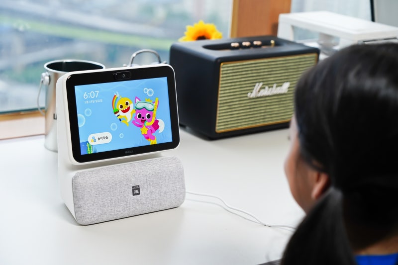 누구 네모 NUGU nemo 보고 듣는 인공지능 AI 스피커, 핑크퐁도 본다! : 네이버 블로그