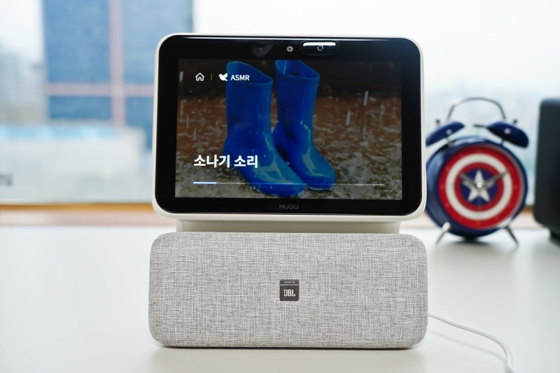 누구 네모 NUGU nemo 보고 듣는 인공지능 AI 스피커, 핑크퐁도 본다! : 네이버 블로그