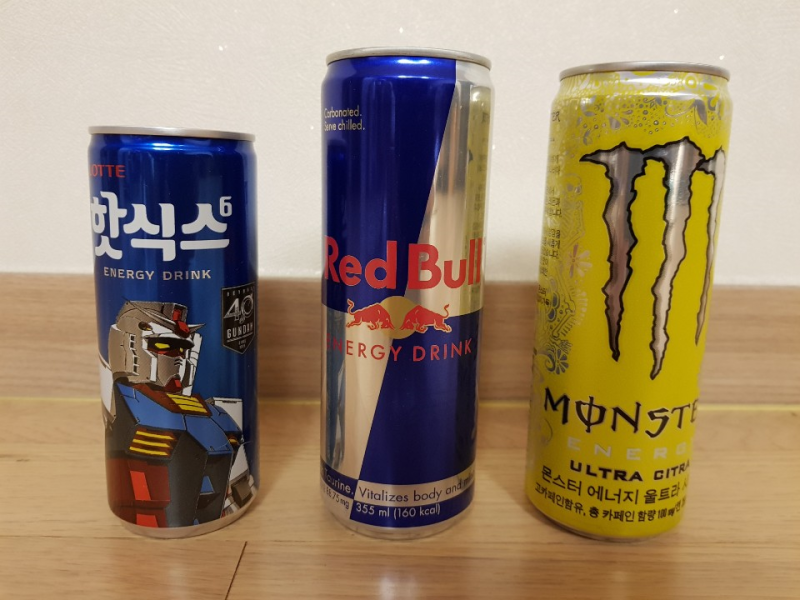 몬스터 에너지 드링크 Vs 핫식스 레드불카페인 함량 And 원재료 비교 네이버 블로그