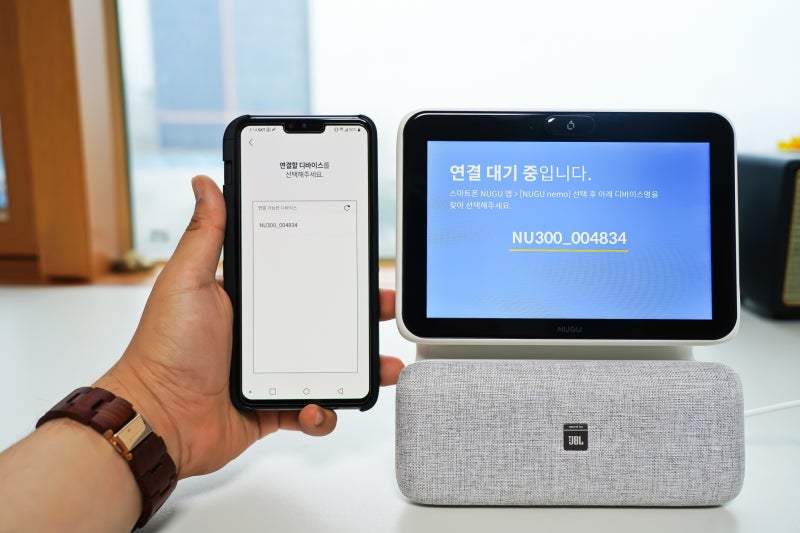 누구 네모 NUGU nemo 보고 듣는 인공지능 AI 스피커, 핑크퐁도 본다! : 네이버 블로그