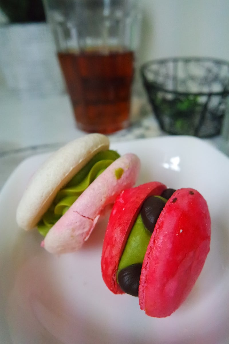 마카롱 레시피 꼬끄 초코녹차크림치즈 필링 네이버 블로그