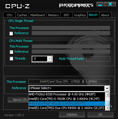 CPU-Z 1.88 포터블 ASROCK TAICHI 커스텀 스킨 버전 : 네이버 블로그