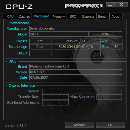 CPU-Z 1.88 포터블 ASROCK TAICHI 커스텀 스킨 버전 : 네이버 블로그