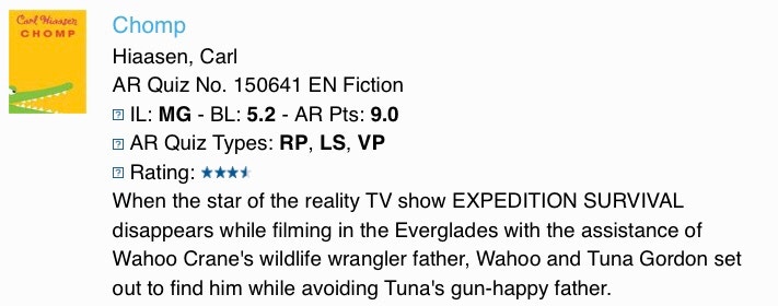 CHOMP by Carl Hiaasen : 네이버 블로그