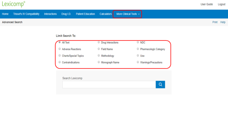 임상약물정보 데이터베이스 Lexicomp Online : 네이버 블로그