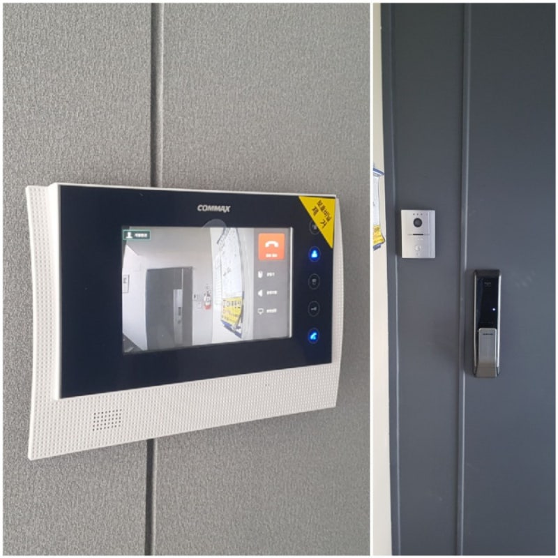 [휘경주공1단지]코맥스비디오폰교체 CAV-705UW/도어락무선연동 : 네이버 블로그