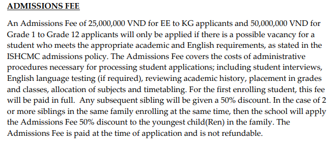 베트남 호치민시 국제학교 ISHCMC 입학 절차 및 준비서류 : 네이버 블로그