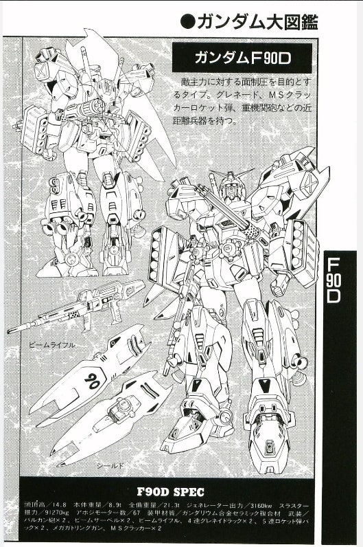 (클럽G 한정) [MG] 건담 F90용 미션팩 E타입 & S타입 : 네이버 블로그