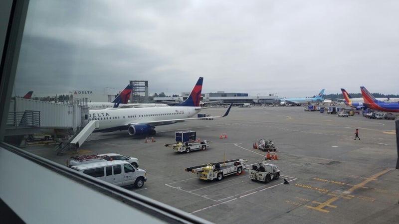 (미국여행/시애틀) 시애틀타코마 국제공항 아시아나항공 OZ271 체크인 카운터 SEATAC AIRPORT : 네이버 블로그