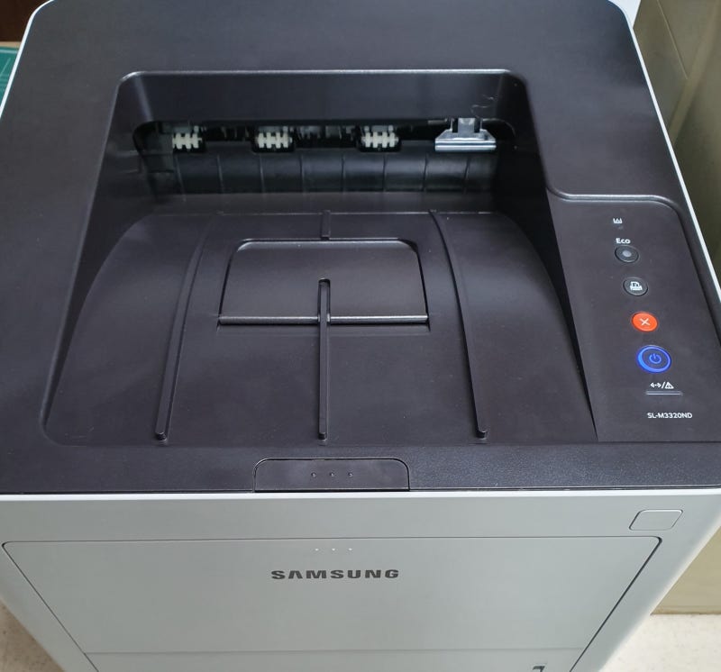 삼성 프린터 SL-M3320ND 유선 네트워크 연결하기! : 네이버 블로그