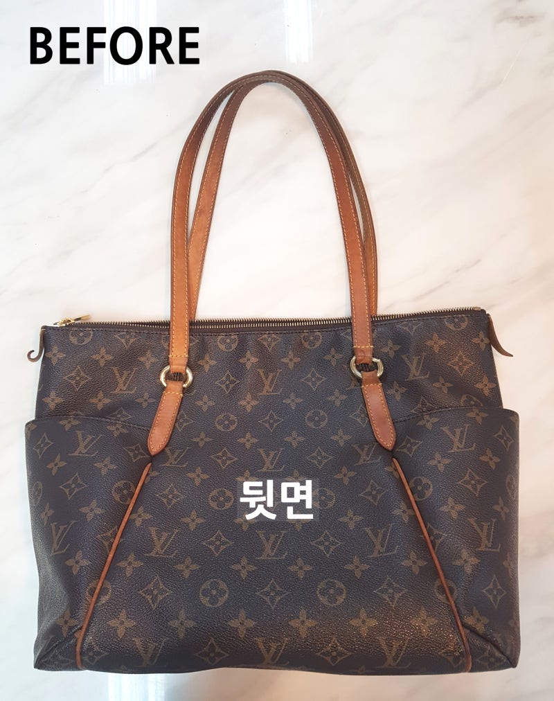 잠실 명품수선 전문점 엠픽스 Louis Vuitton 루이비통 모노그램 쇼퍼백을 나노 스피디로 리폼 제작 복원 수입