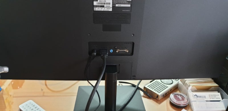 27인치 사무용 컴퓨터 / 노트북 모니터 개봉기 및 사용기 & 보조 모니터 설정방법 [LG 모니터 27MK400] : 네이버 블로그