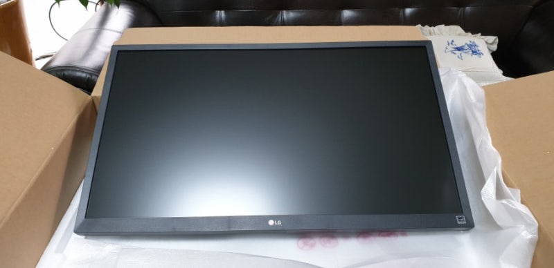 27인치 사무용 컴퓨터 / 노트북 모니터 개봉기 및 사용기 & 보조 모니터 설정방법 [LG 모니터 27MK400] : 네이버 블로그