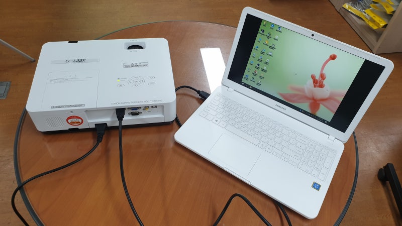 캐논빔프로젝터 C-L33X 사용 리뷰 : 네이버 블로그