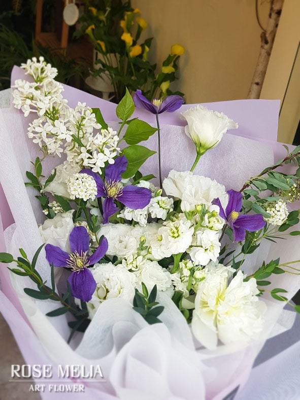 인천꽃다발퍼플믹스 축하꽃다발프로포즈생일꽃다발연주회발표회이벤트꽃다발인천 간석동꽃집 로즈멜리아 네이버 블로그