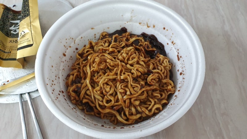 gs25 공화춘 짜장/ 리얼 자장라면 : 네이버 블로그