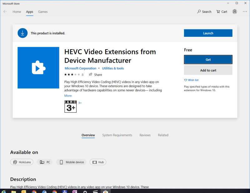 Windows10에서 HEVC codec missing 오류 해결하기 : 네이버 블로그