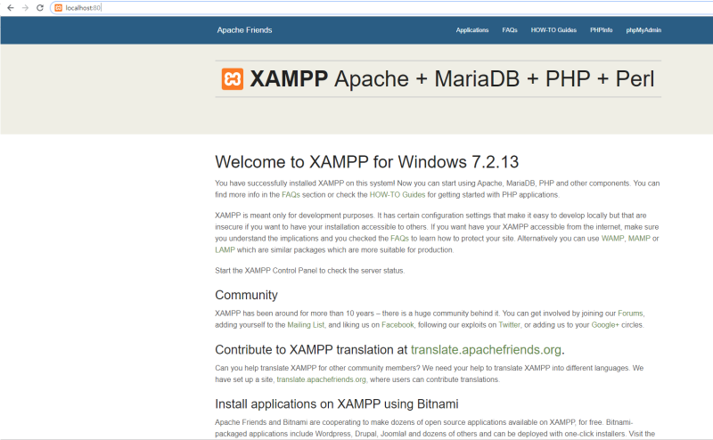 XAMPP 사용방법과 PHP localhost 접속하기 : 네이버 블로그