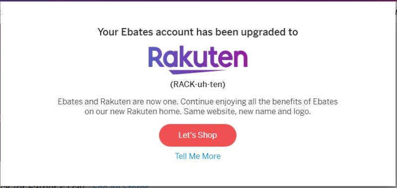 이베이츠 미국 계정 접속하기 Ebates and Rakuten are now one : 네이버 블로그