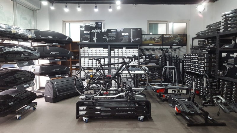 엑센트 가로바 툴레 지붕형 자전거 케리어 거치대 598 3대 세팅기 네이버 블로그
