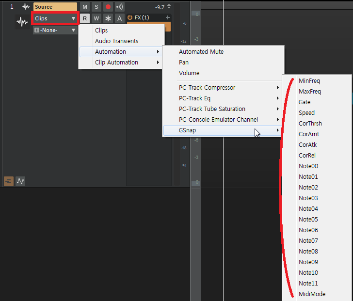 Cakewalk에서 무료 보컬튠 플러그인 Gsnap 사용법 : 네이버 블로그