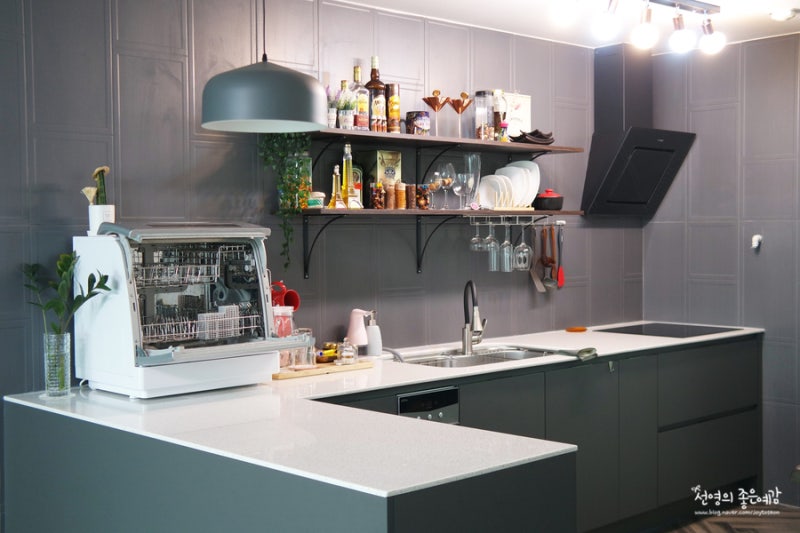 SK매직 열탕소독 식기세척기 DWA-1678P 설치기! 생각보다 예쁘네- : 네이버 블로그