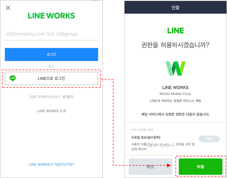 LINE WORKS에 간단하게 접속! LINE으로 로그인 기능 : 네이버 블로그
