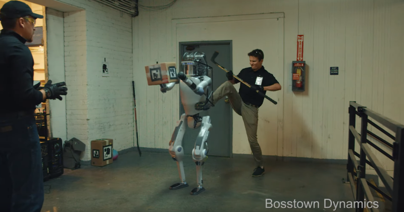 로봇학대 영상은 가짜! 보스턴다이나믹스 패러디 Boston Dynamics vs Bosstown Dynamics : 네이버 블로그