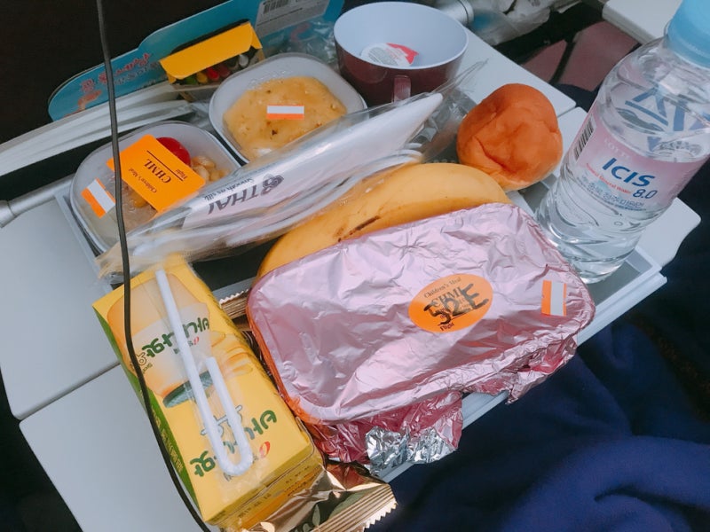 타이항공 TG659 인천-방콕 노선 기내식과 좌석 후기 : 네이버 블로그