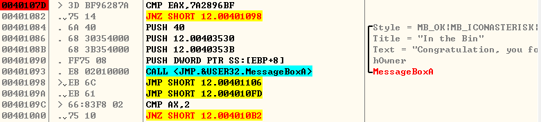 [Reversing] CodeEngn Basic RCE L12 풀이 : 네이버 블로그
