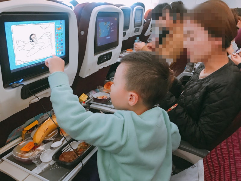 타이항공 TG659 인천-방콕 노선 기내식과 좌석 후기 : 네이버 블로그