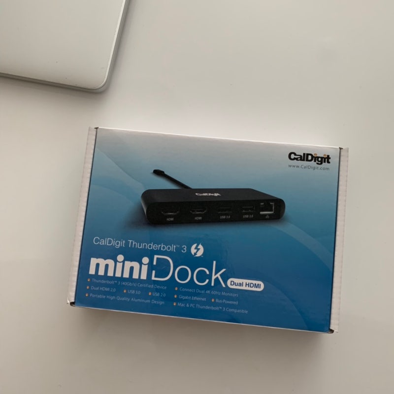 [CalDigit] 칼디지트 MINI Dock 사용 후기(ver HDMI) : 네이버 블로그