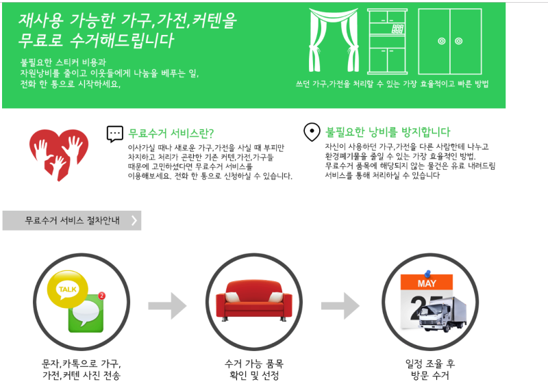 폐가구 무료수거와 대형 폐기물 스티커가격 네이버 블로그