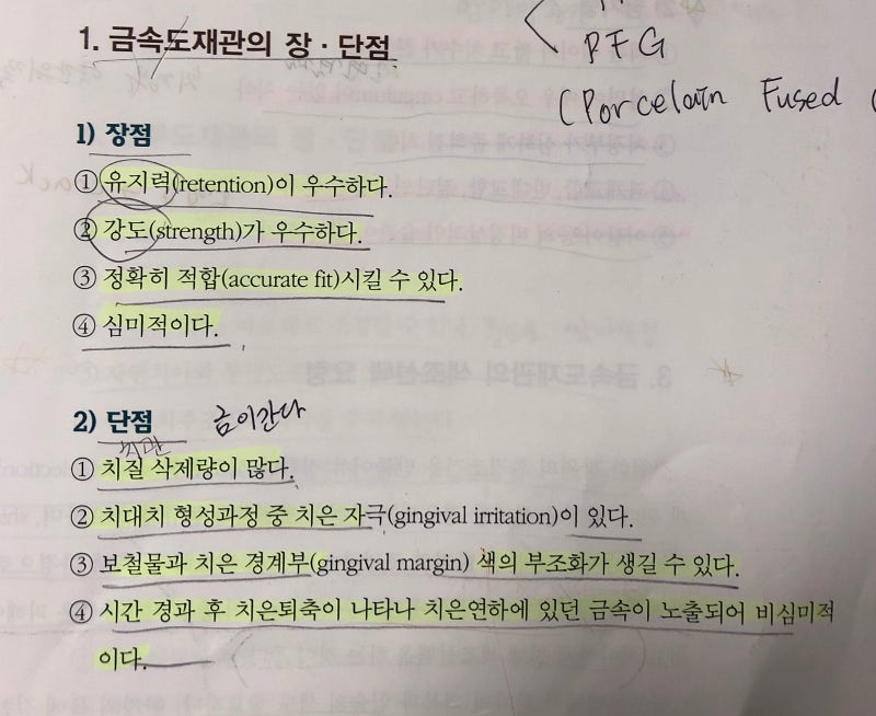 귀금속 사용 장점 금속도재관 장and단점 적응증 금기증 네이버 블로그