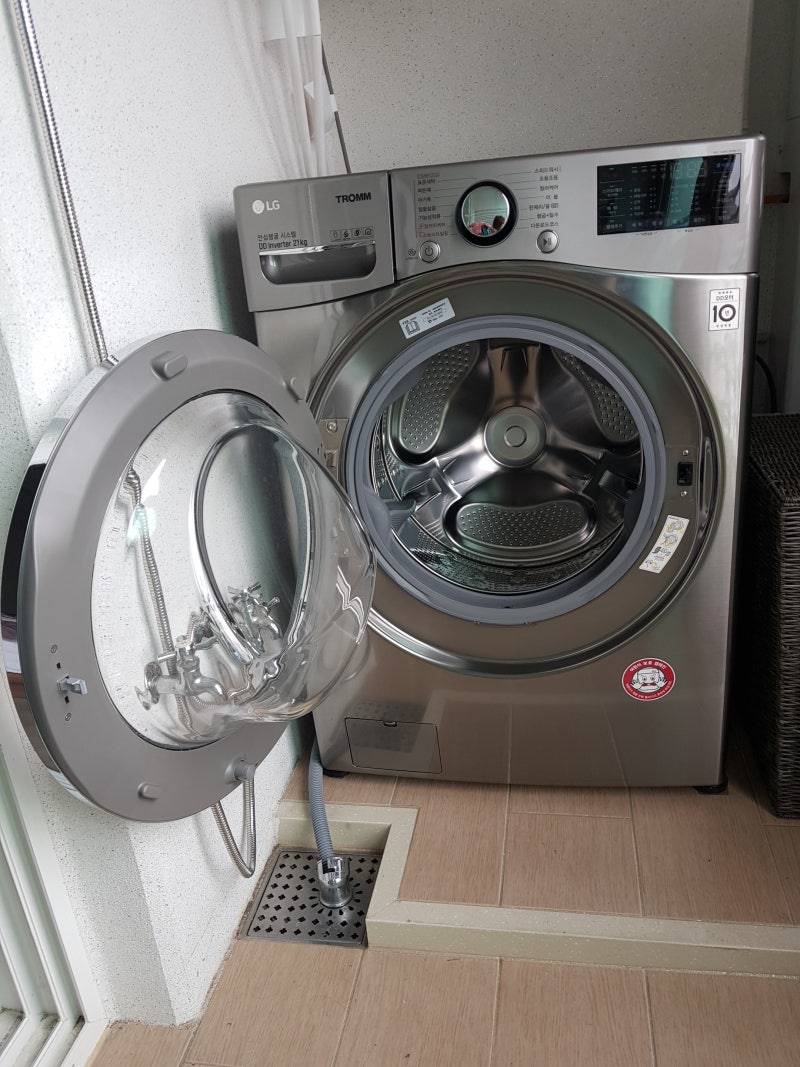 F21VDT, F21VDAT LG 트롬 세탁기 21KG 리뷰 및 LG 스마트싱큐 사용법 : 네이버 블로그