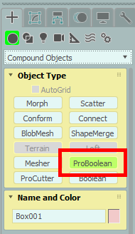 3D MAX ProBoolean강좌 : 네이버 블로그