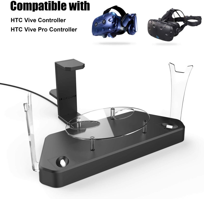 Dual charger magnetic charging station/stand for HTC VIVE (HTC바이브) 가상체험 ...