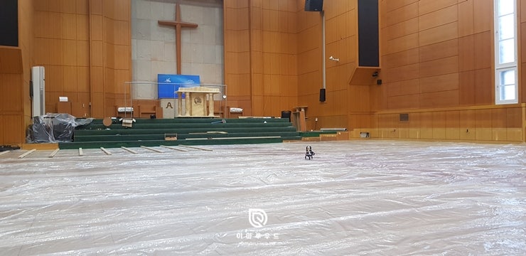 체육관 바닥 배드민턴장·농구장 마루 공사 메이플플로어링 단풍나무플로링 네이버 블로그
