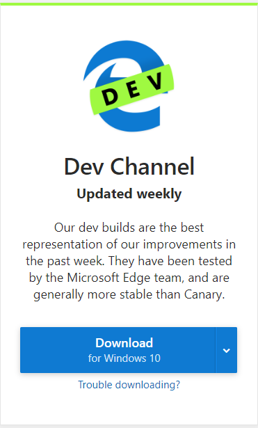 Microsoft Edge Insider(마이크로소프트 엣지 인사이더) 버전 다운로드 방법 : 네이버 블로그