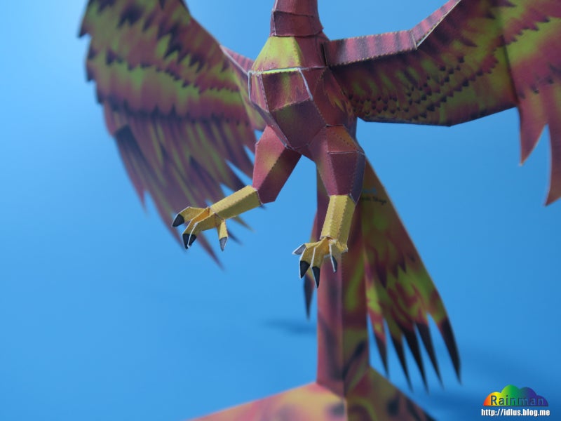 불사조 종이모형(Phoenix papercraft) : 네이버 블로그