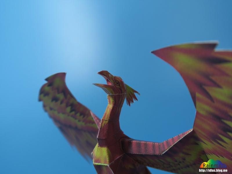 불사조 종이모형(Phoenix papercraft) : 네이버 블로그